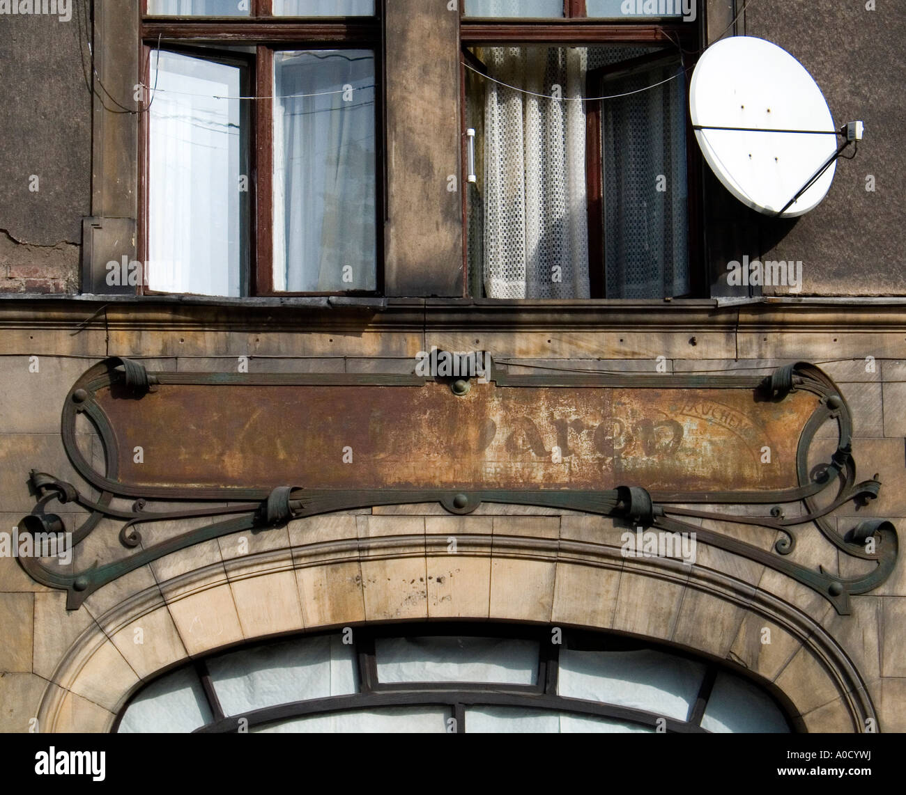 Wroclaw Poland Old German Store Sign Stock Photo - Alamy