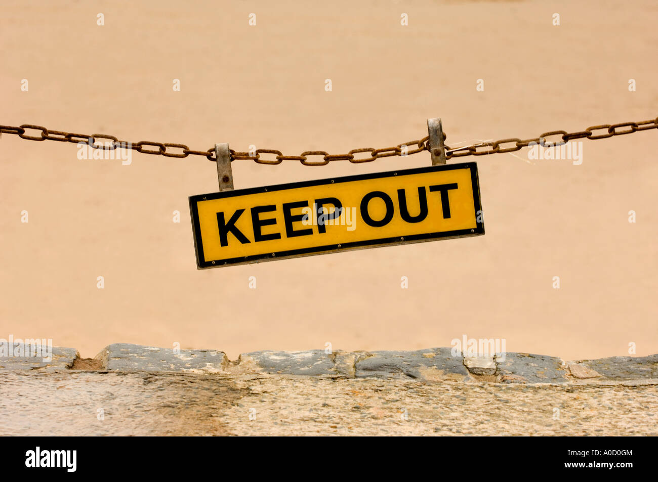 keep out sign Stock Photo - Alamy