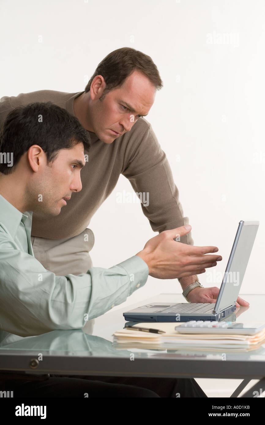 Two men discuss home hi-res stock photography and images - Alamy