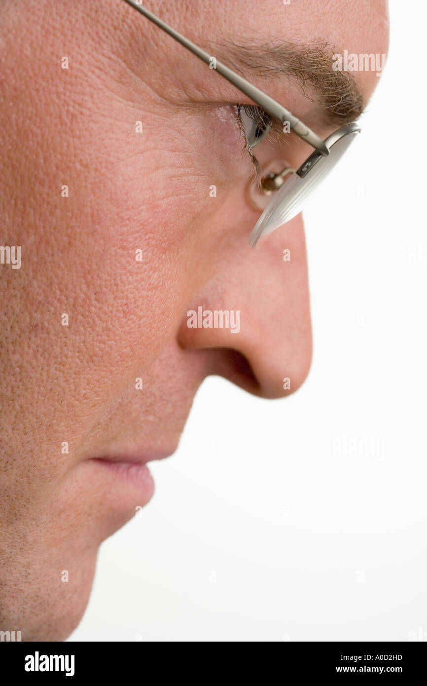 Side view serious focused hi-res stock photography and images - Alamy