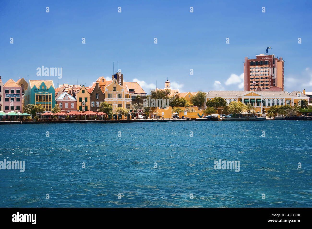 Handelskade in Curacao Stock Photo - Alamy