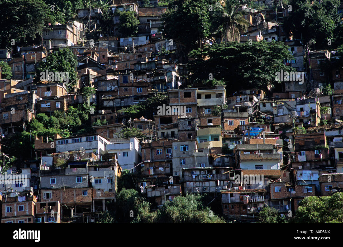 Favela Santa Marta Rio de Janeiro Brazil Stock Photo - Alamy