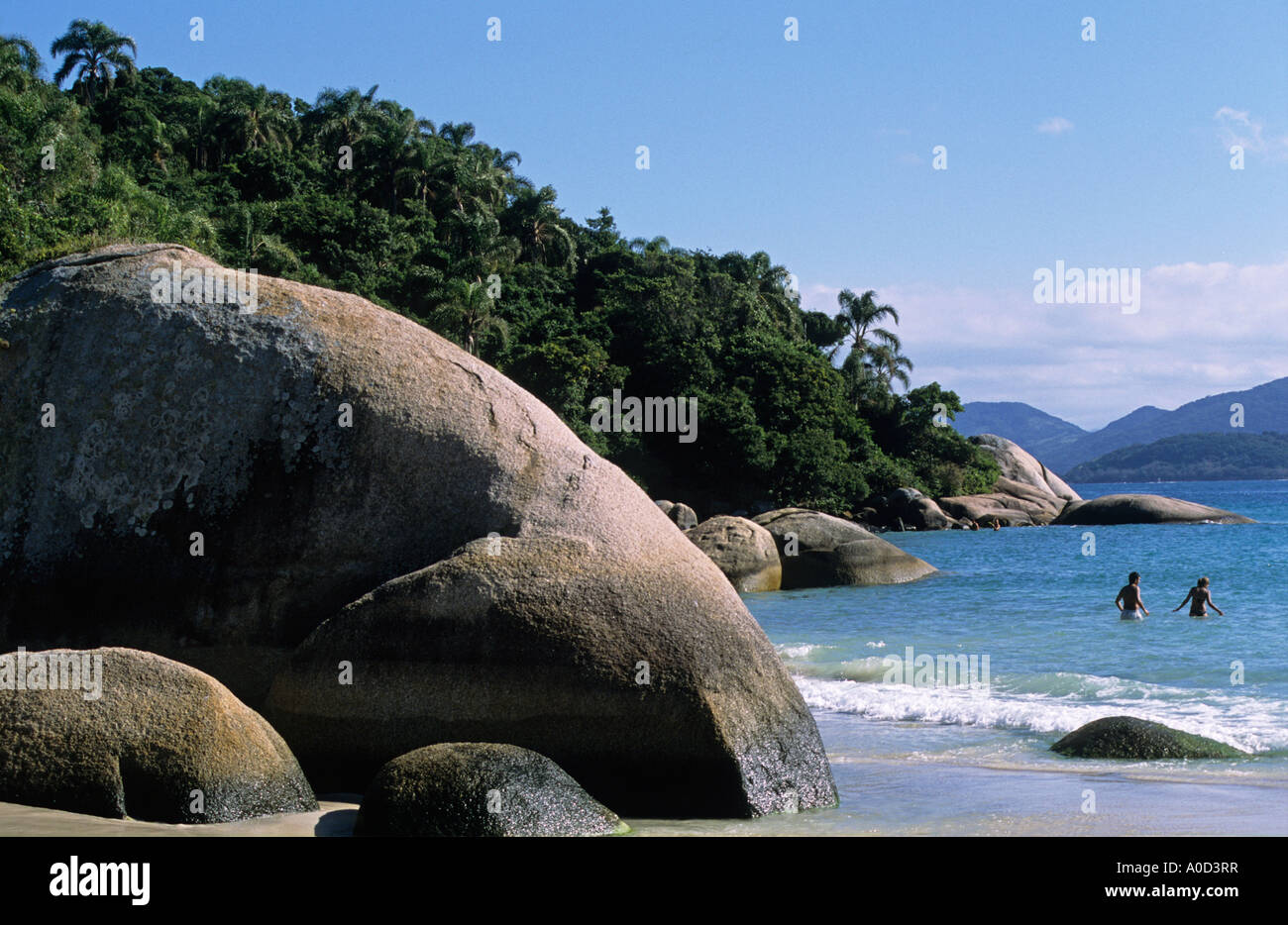 Rocks and Sea Campeche Island Ilha Santa Catarina Brazil Stock Photo ...