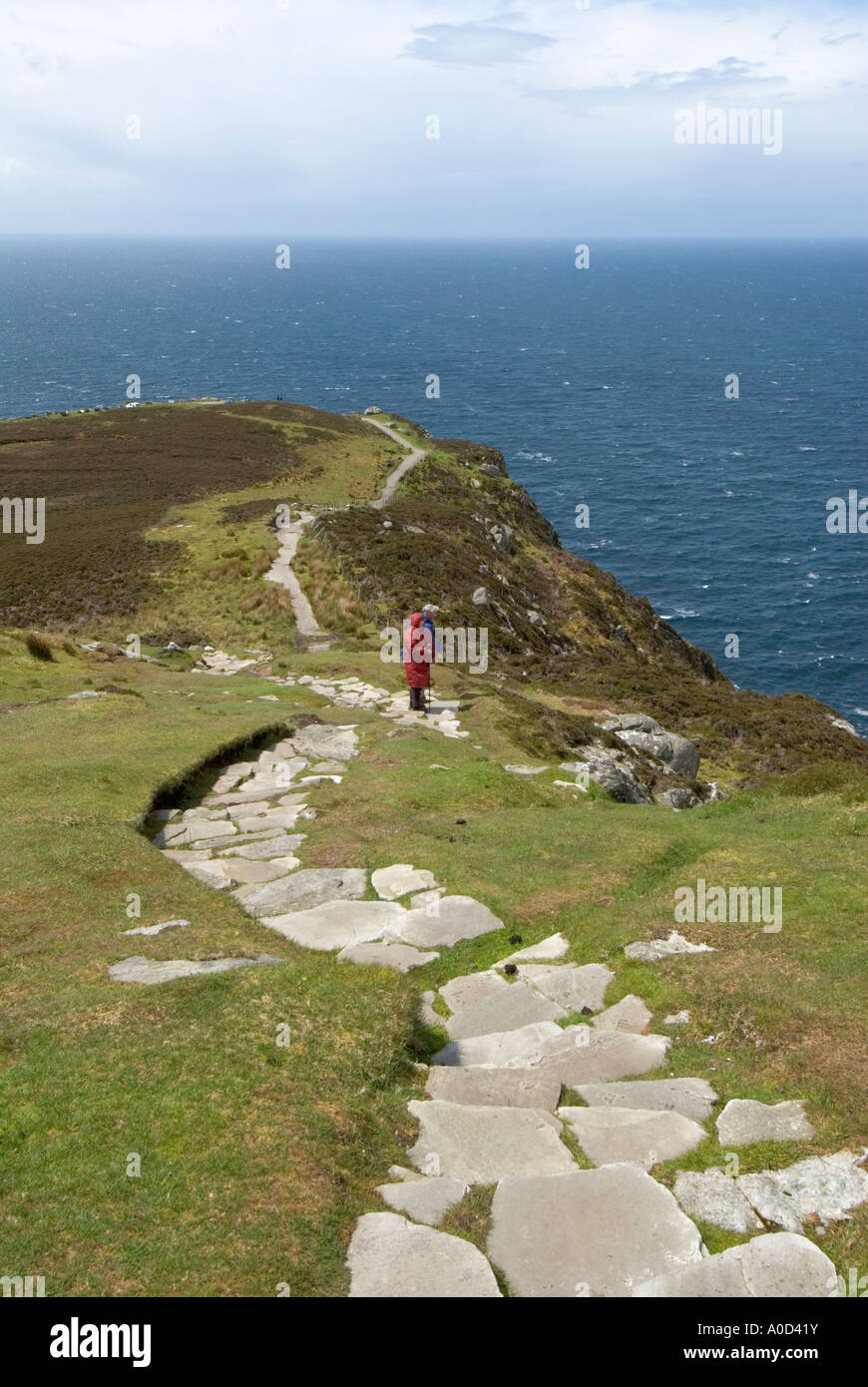 Ireland County Donegal Cliffs of Bunglass Stock Photo - Alamy