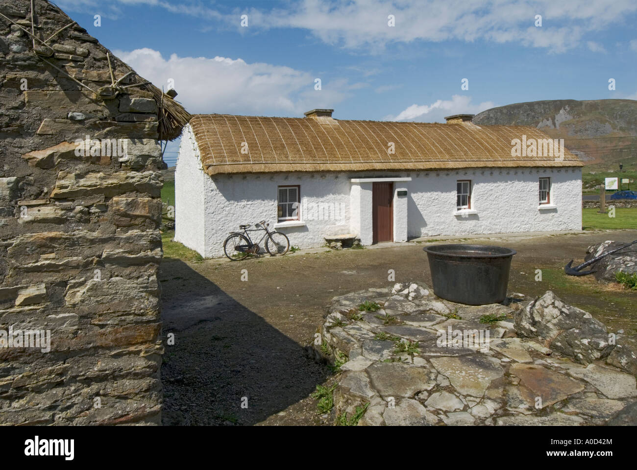 Ireland County Donegal Glencolmcille Folk Village museum Stock Photo ...