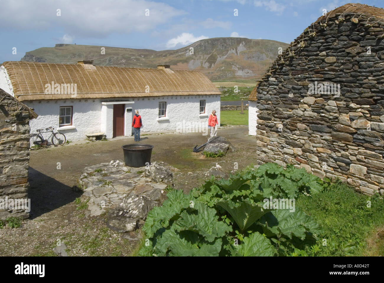 Ireland County Donegal Glencolmcille Folk Village museum Stock Photo ...