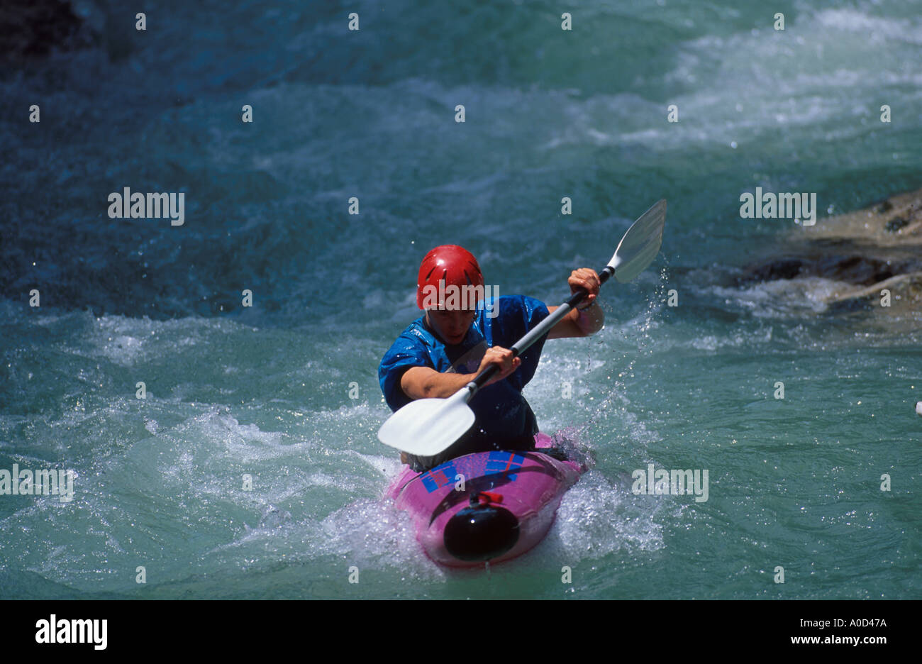 White kajak hi-res stock photography and images - Alamy