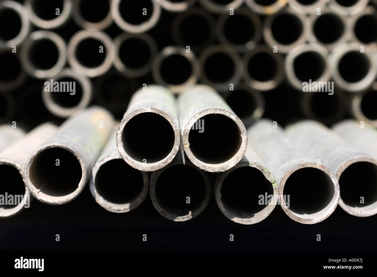 Metal Pipes | Construction Materials Stock Photo - Alamy