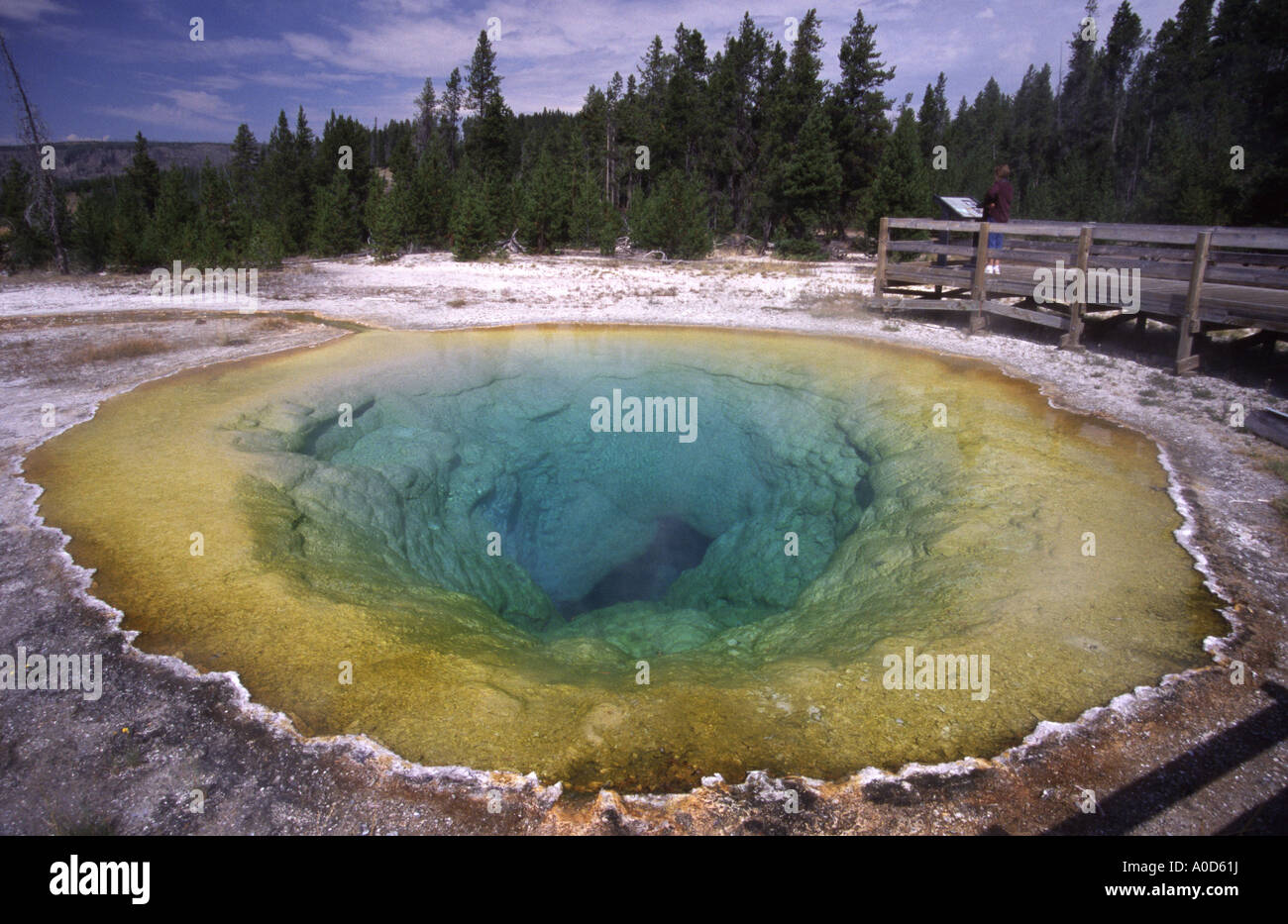 Volcanic tableland yellowstone national park hi-res stock photography ...