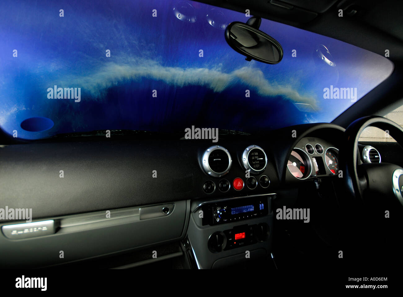 automatic car wash rollers Stock Photo - Alamy