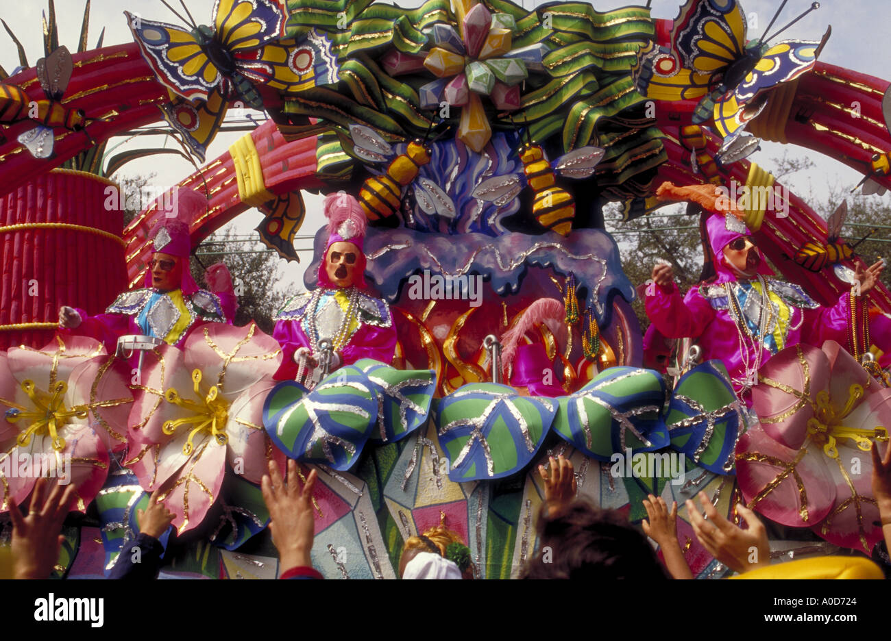 Mardi Gras float New Orleans Stock Photo - Alamy
