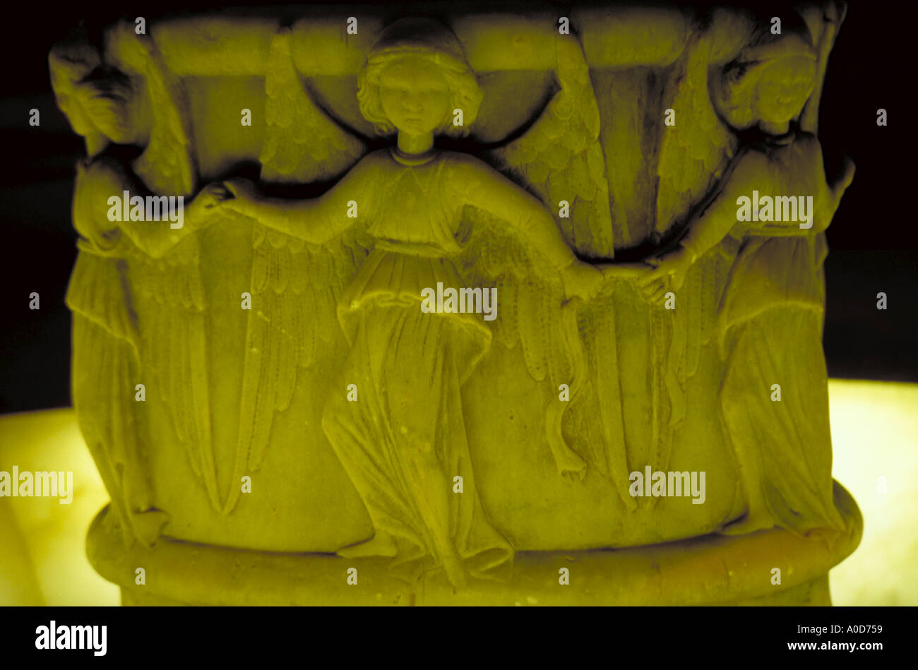 Angels dance in heavenly light Stock Photo - Alamy