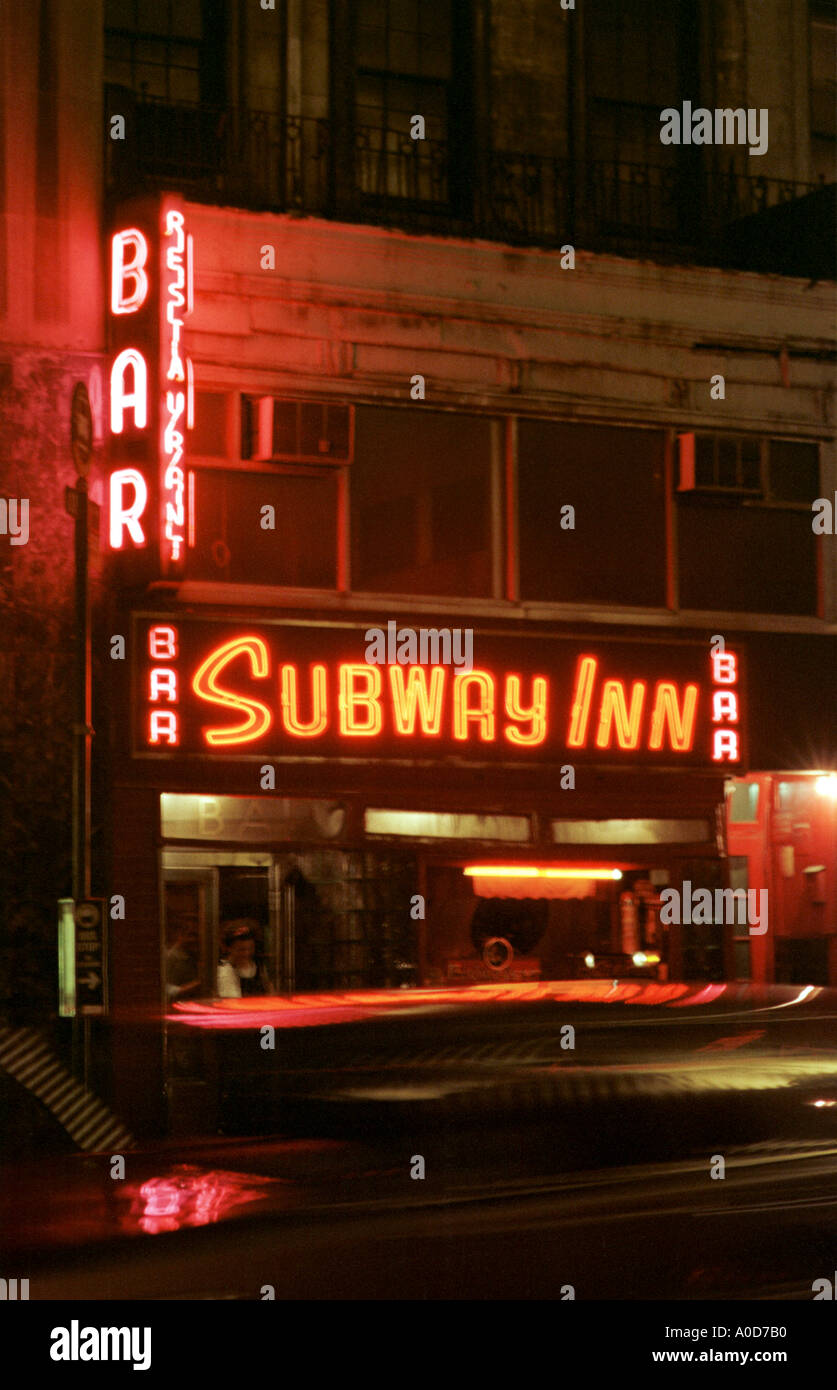 Subway Inn New York City Stock Photo - Alamy