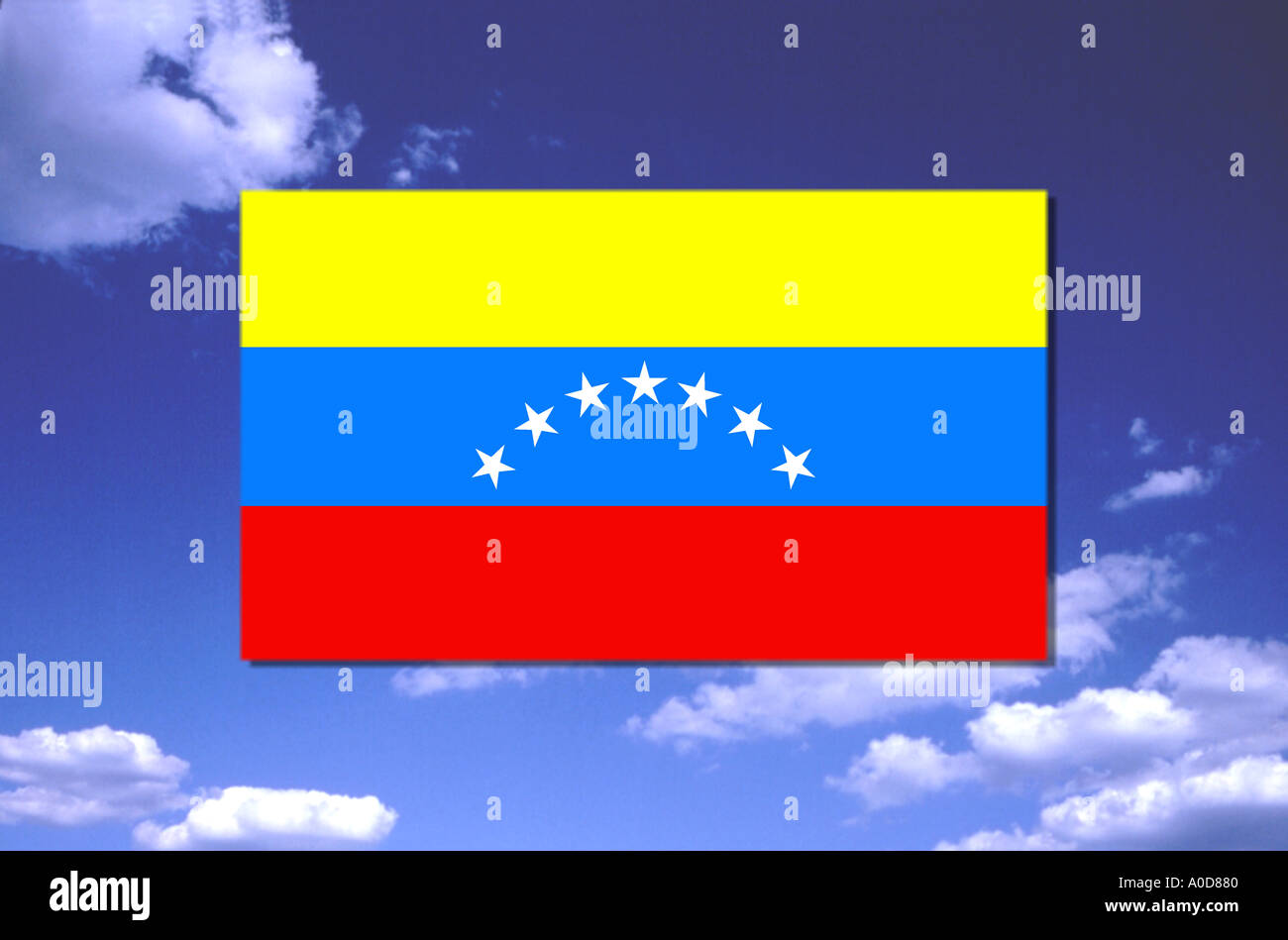 FLAG OF VENEZUELA Stock Photo - Alamy