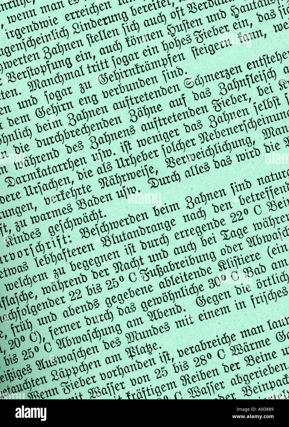 PAGE OF AN OLD BOOK SCRIPT TEXT READING Stock Photo - Alamy