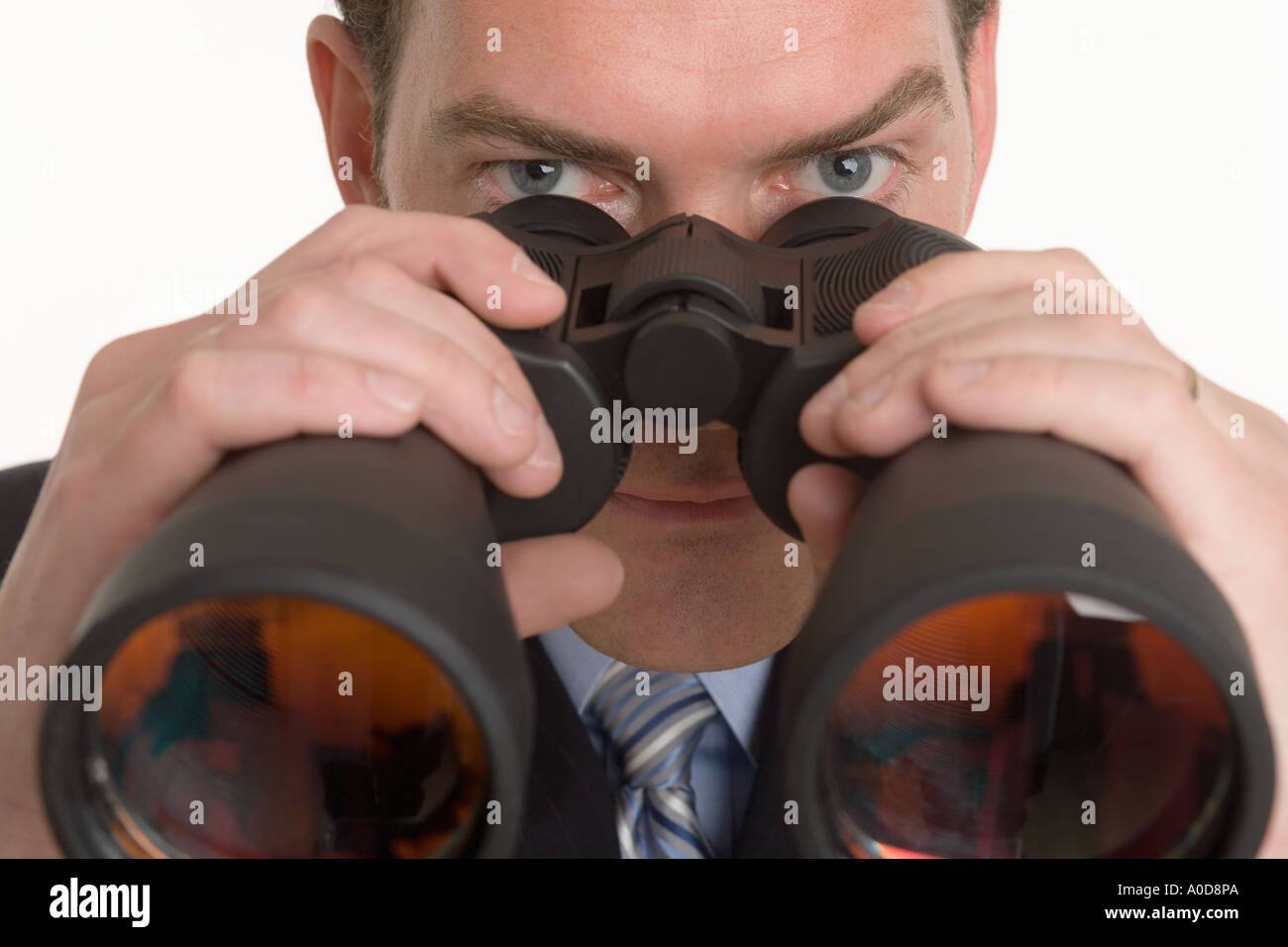 Man Binoculars Spying High Resolution Stock Photography and Images - Alamy