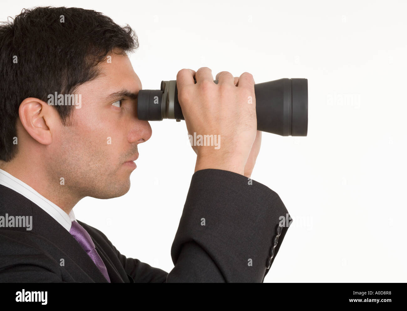 Man Binoculars Spying High Resolution Stock Photography and Images - Alamy