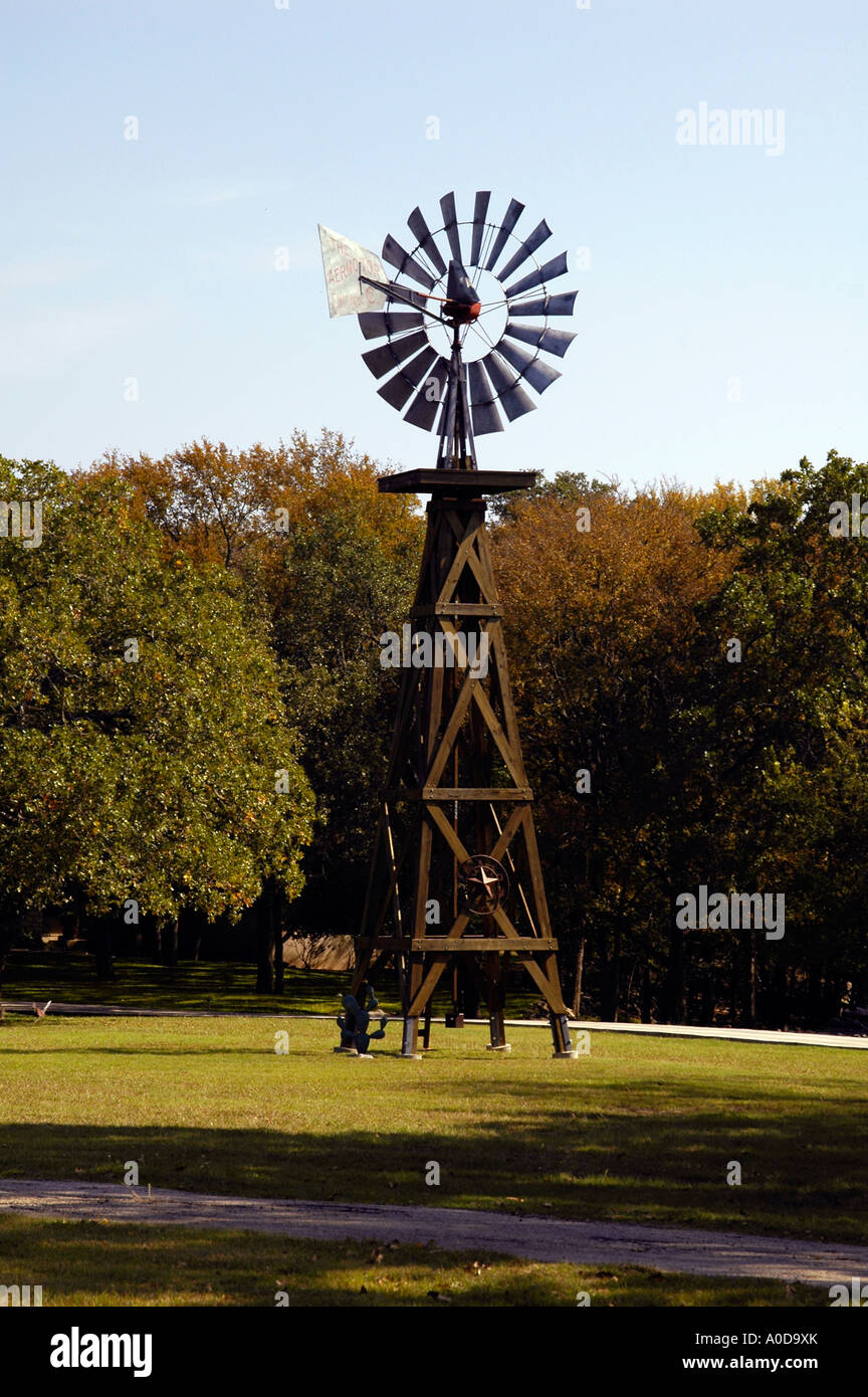 Cowboy on windmill hi-res stock photography and images - Alamy