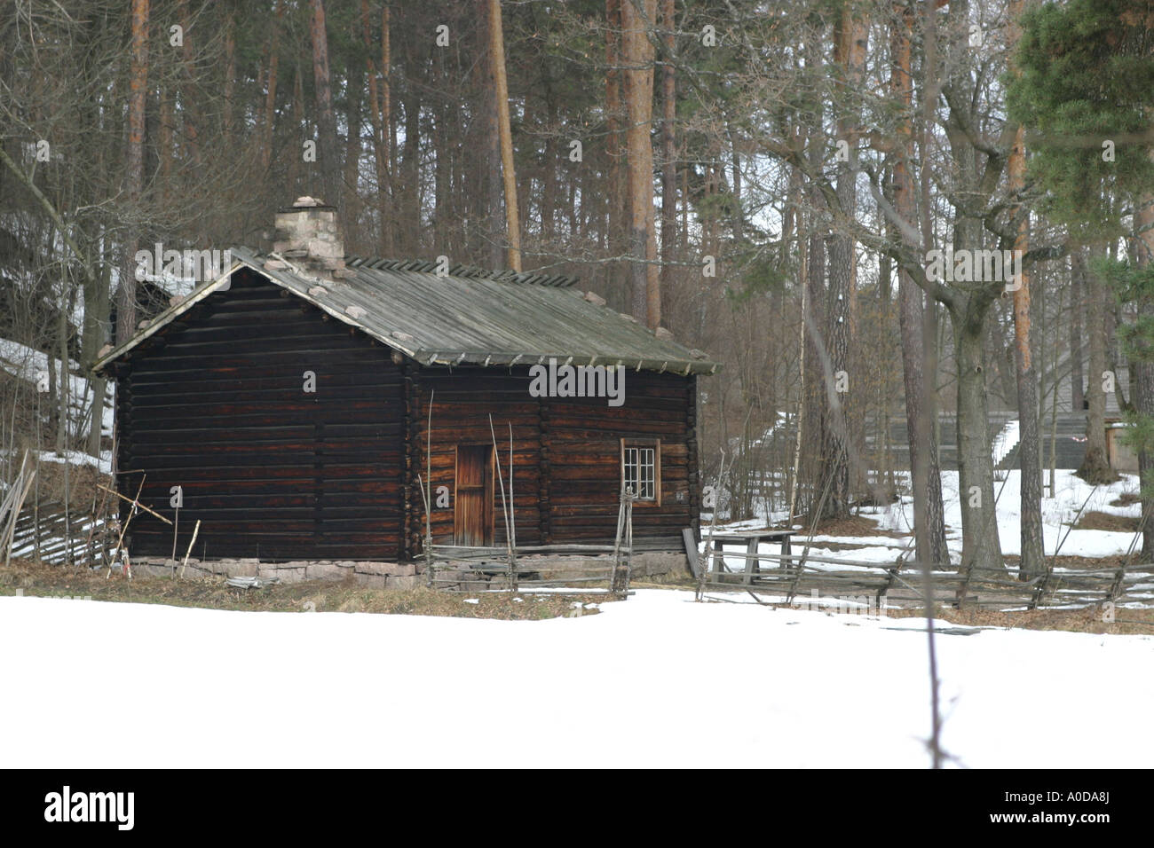 Inside the open air folk museum in Bygdoy Oslo Norway Stock Photo - Alamy