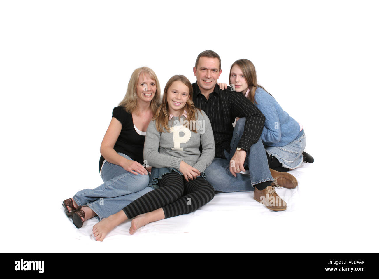 Informal family portrait hi-res stock photography and images - Alamy