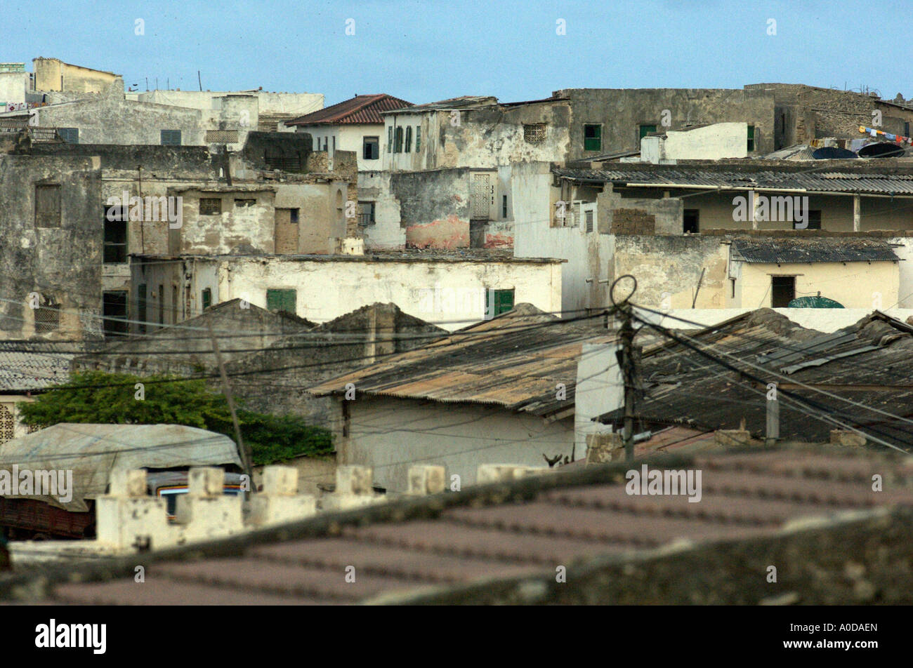 Daily life in the fishing port town of Merca on the Indian Ocean, Lower ...