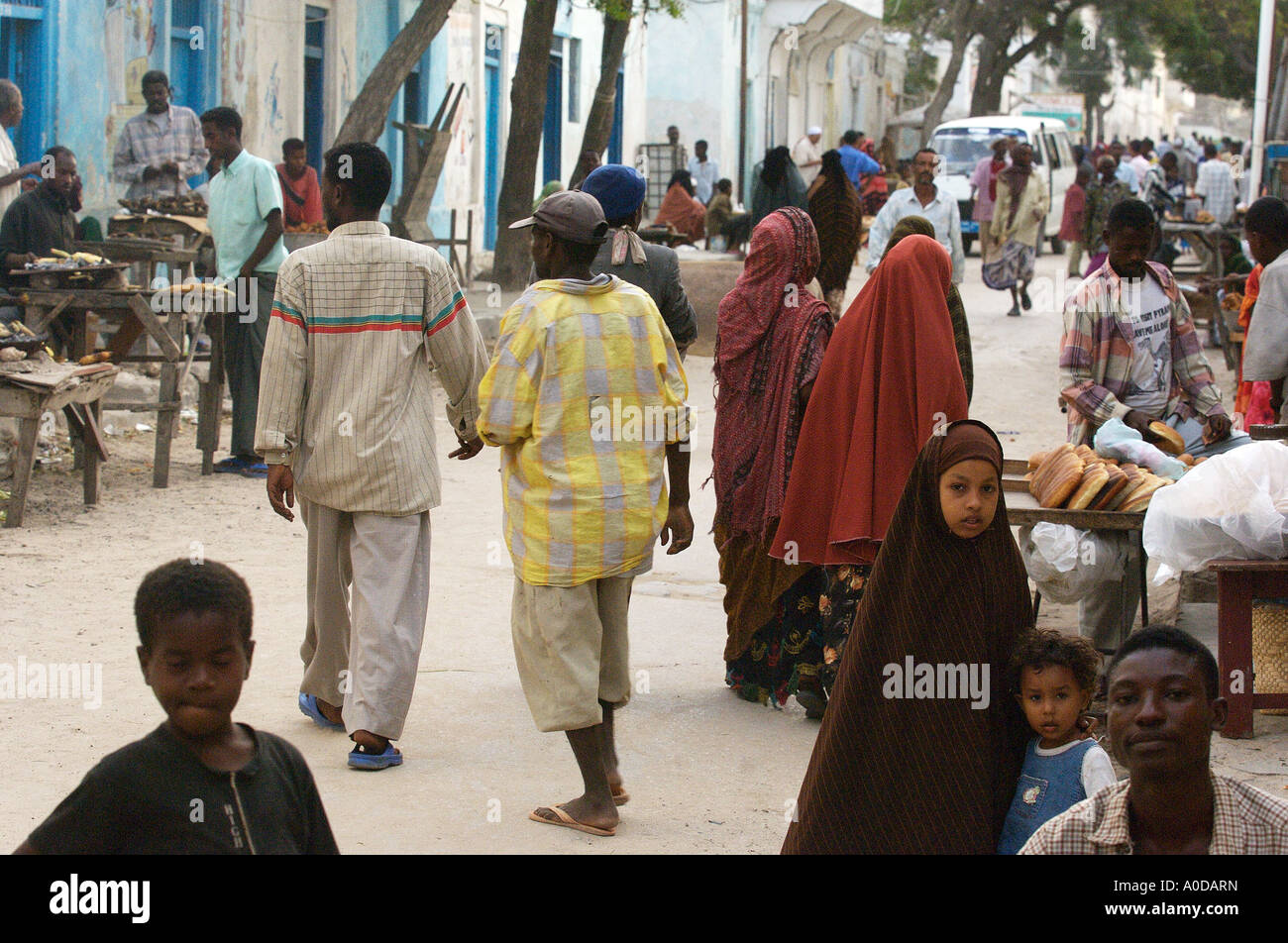 Daily life in the southern Somali town of Merca Stock Photo - Alamy