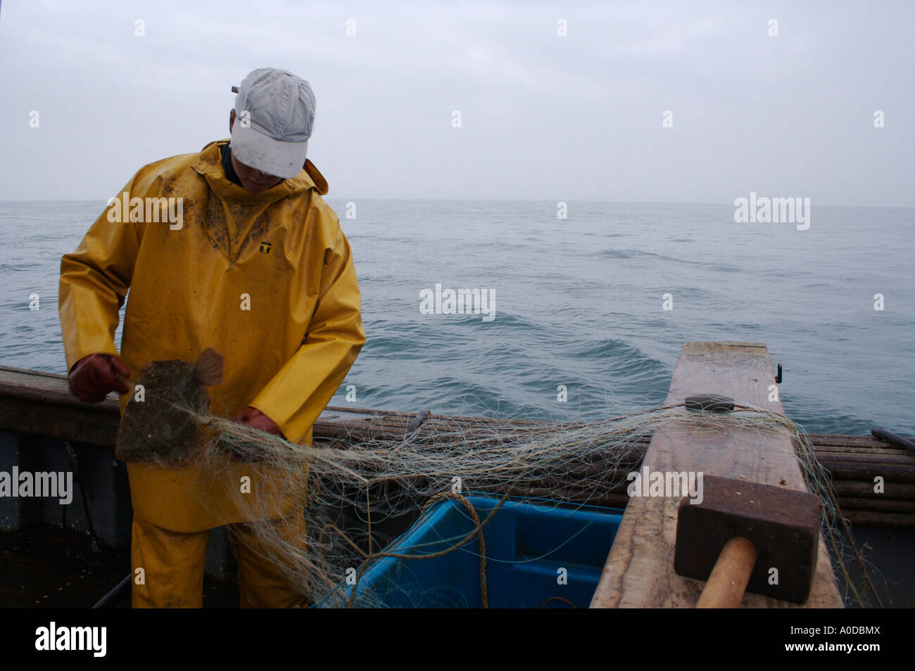 Fisherman with nets Stock Photo - Alamy