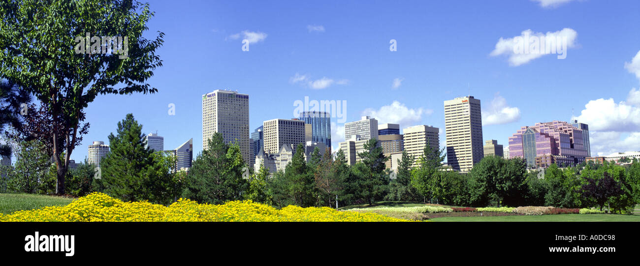 Edmonton Skyline Capital City of Alberta Canada Stock Photo - Alamy