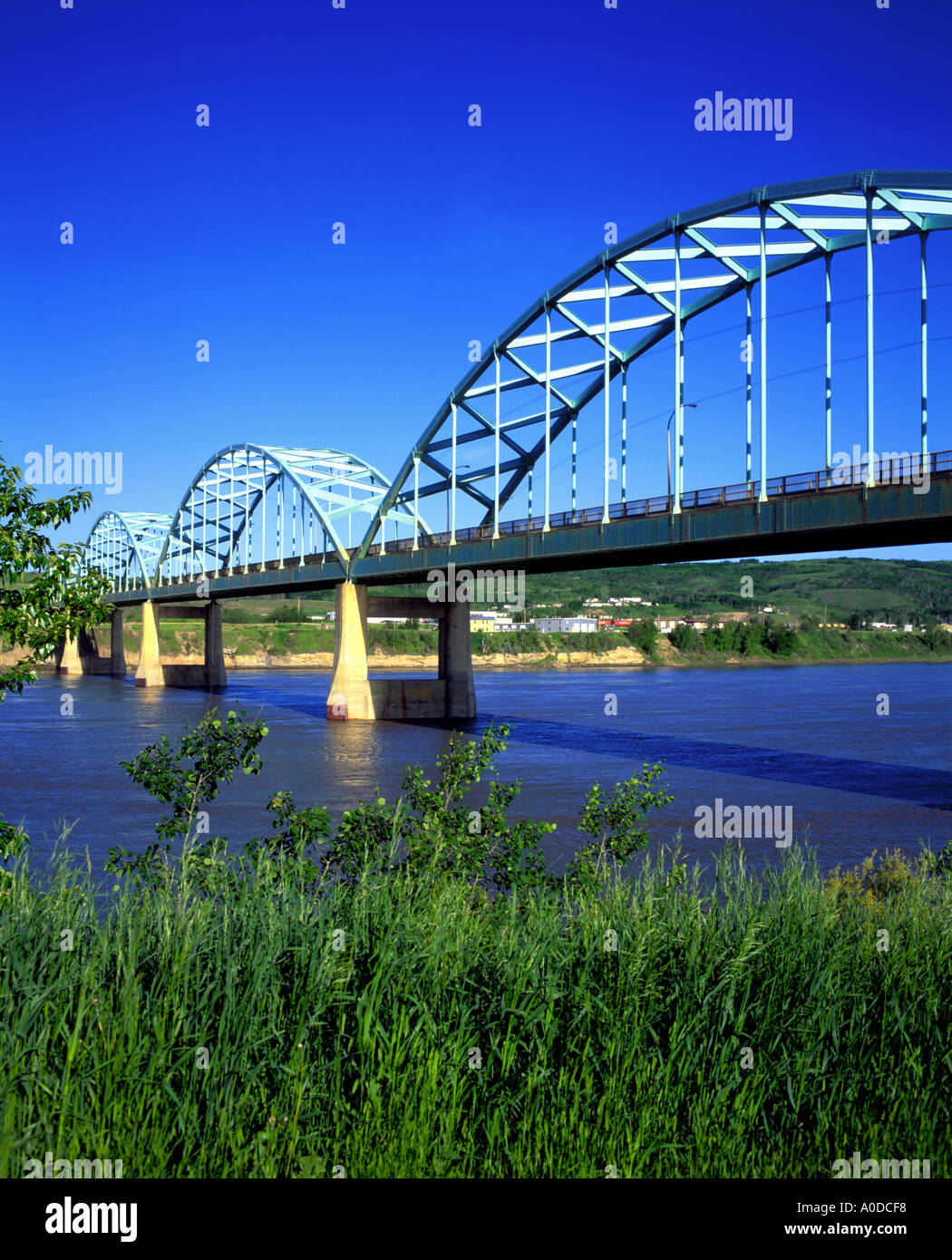 The Peace River Bridge Northern Alberta Canada Stock Photo - Alamy