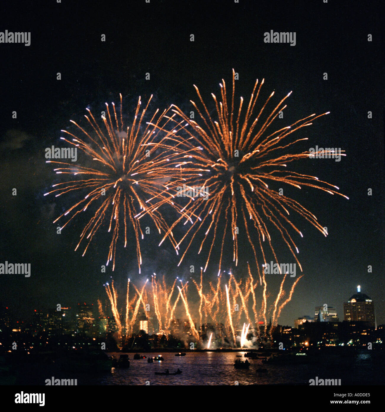 4th of July fireworks Boston Mass Stock Photo - Alamy