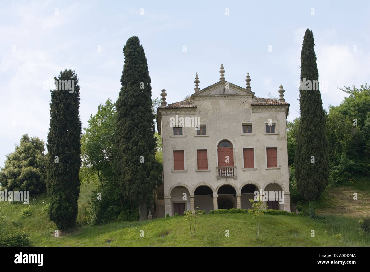 Italian villa in Asolo, Veneto, Italy Stock Photo - Alamy