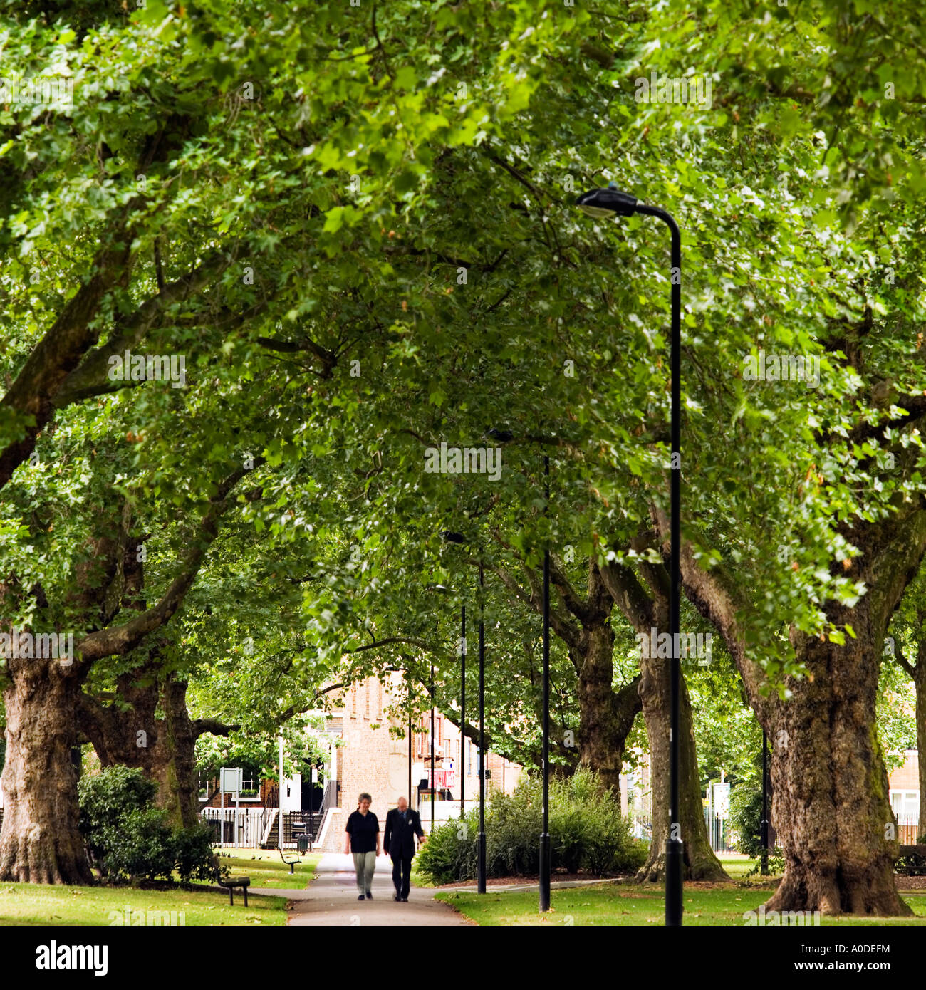 London Fields Park Hackney East London England UK Stock Photo - Alamy