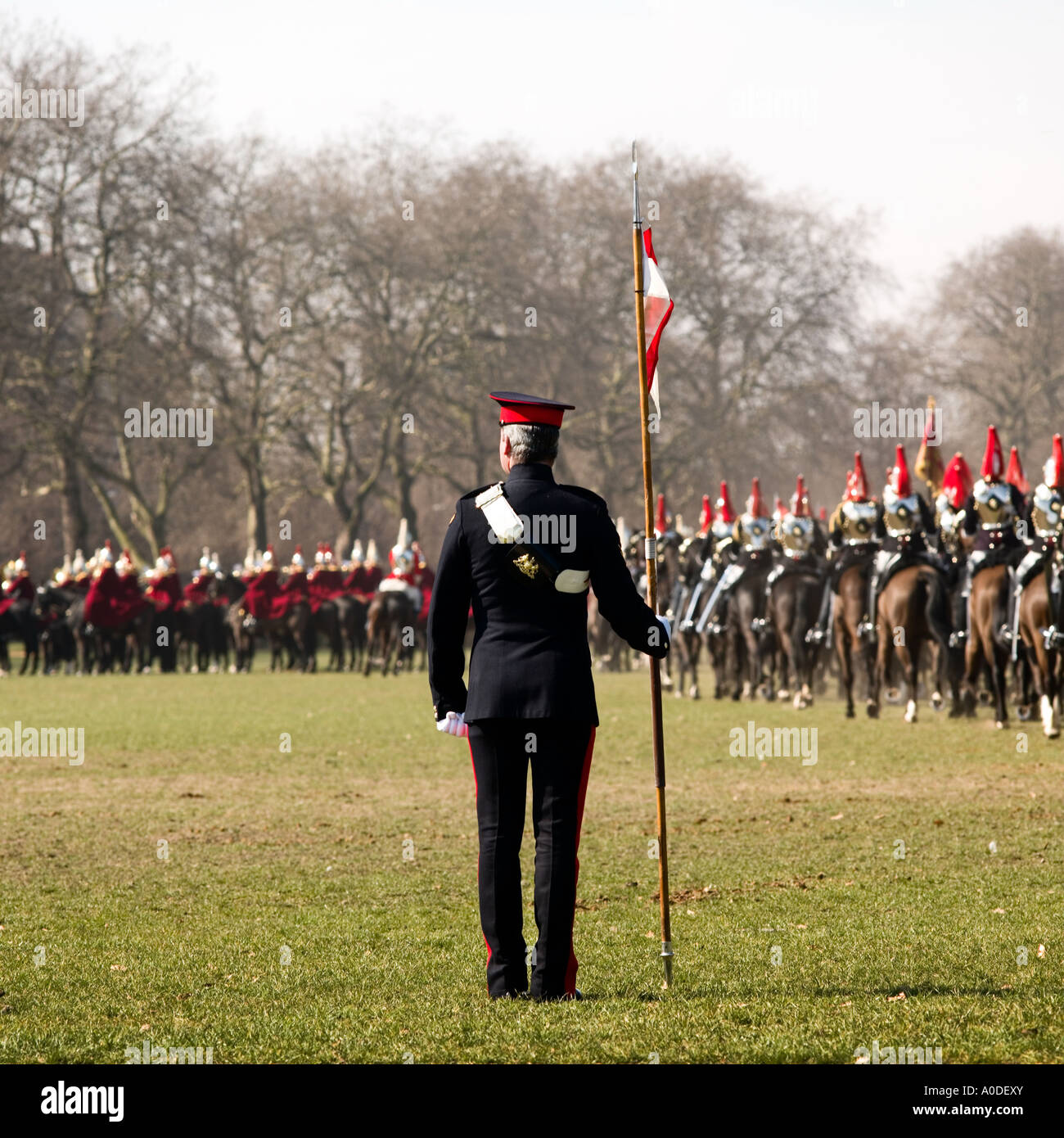 Trooping colour household cavalry regiment High Resolution Stock ...