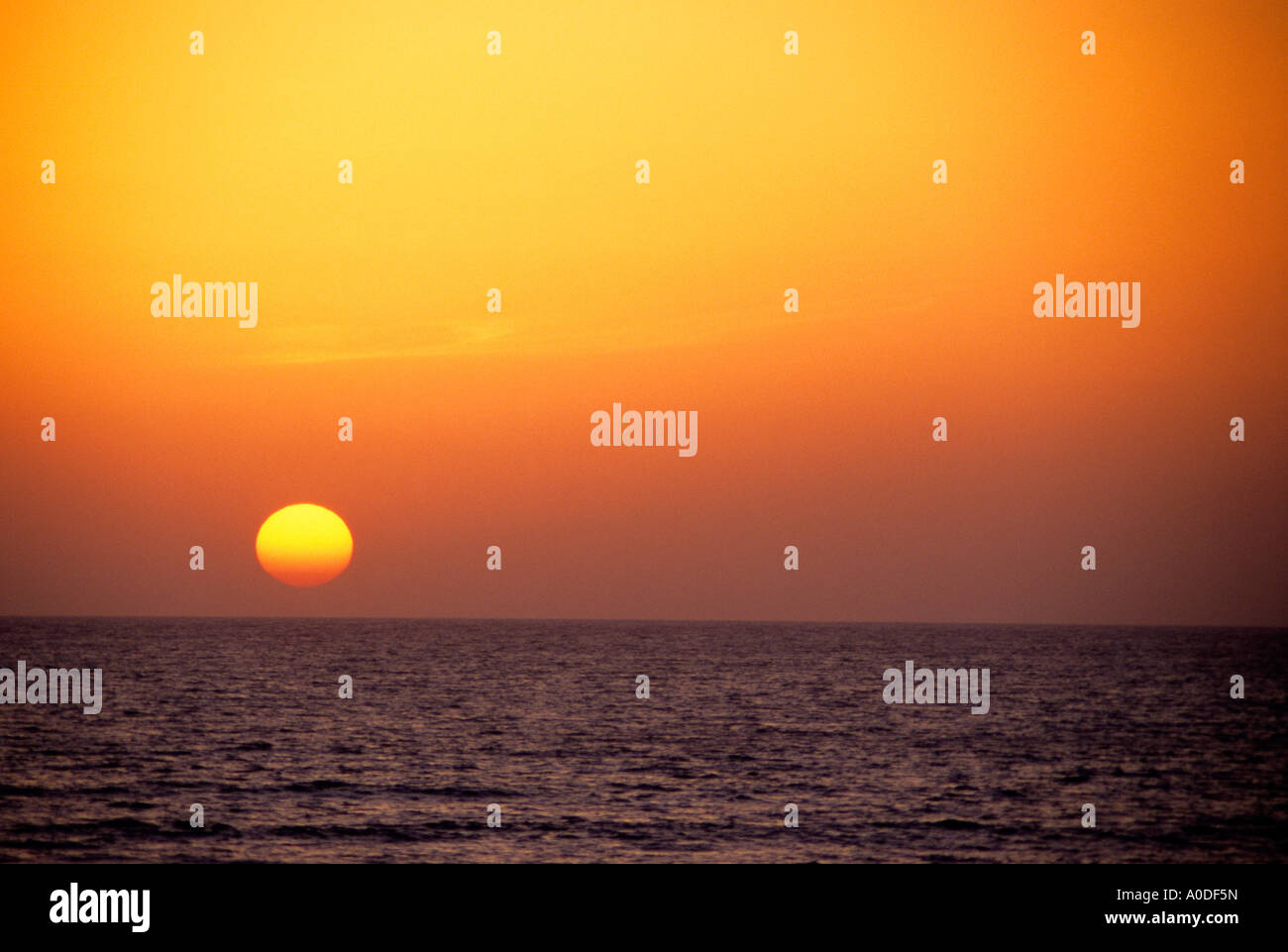 Sunset over the Arabian Sea in Mumbai Bombay India Stock Photo - Alamy