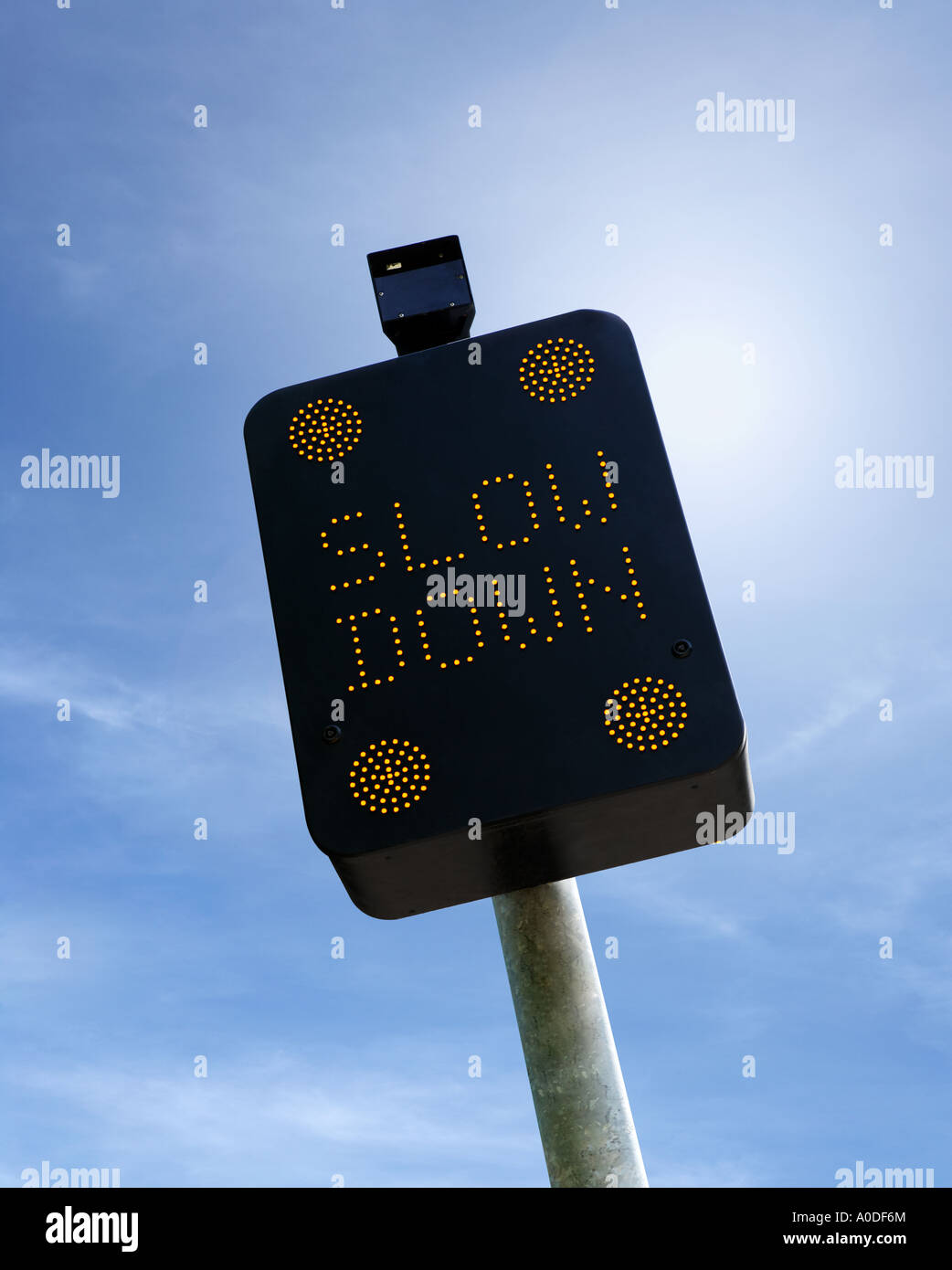 Speed sensor sign hi-res stock photography and images - Alamy