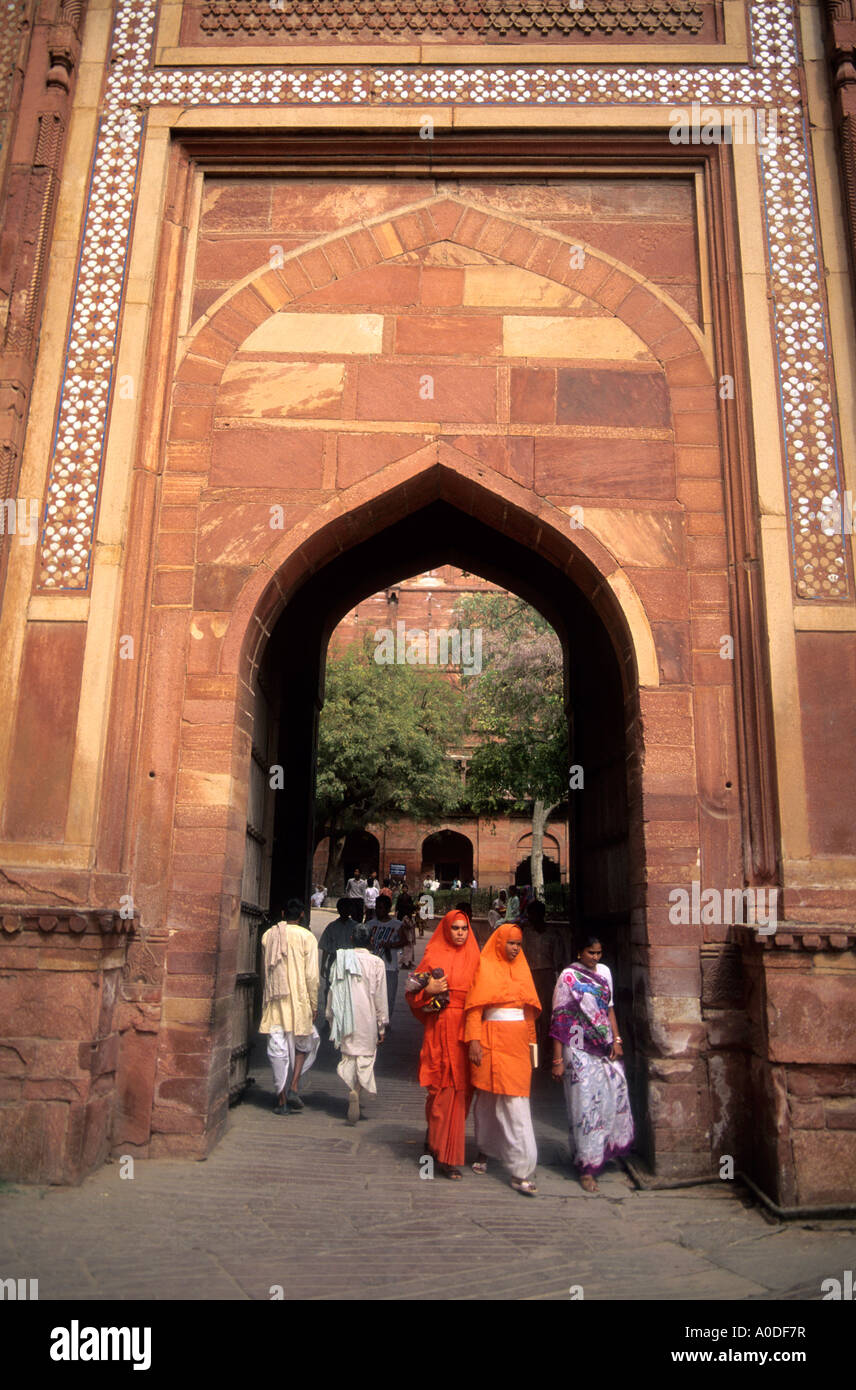 Muslims at the Red Fort in Old Delhi India Stock Photo - Alamy
