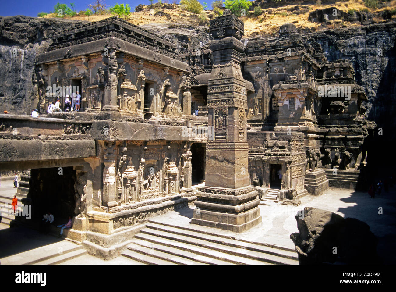 The Ellora Caves in India Stock Photo, Royalty Free Image: 9961951 - Alamy