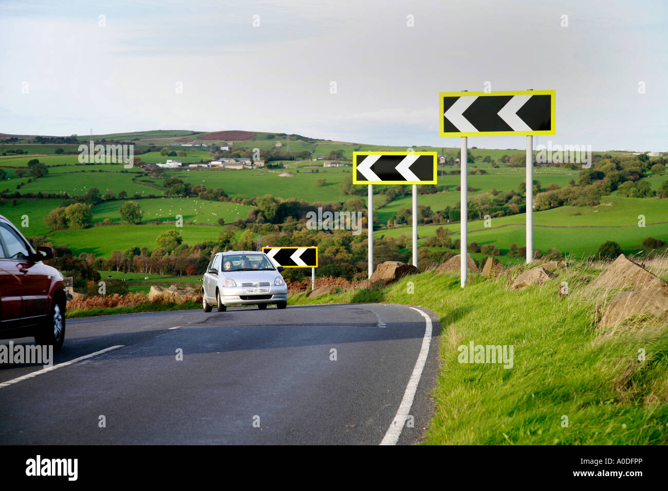 Road signs arrows hi-res stock photography and images - Alamy