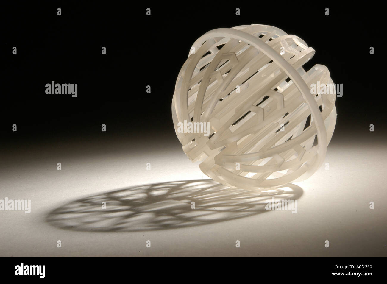 Plastic sphere with shadow Stock Photo - Alamy