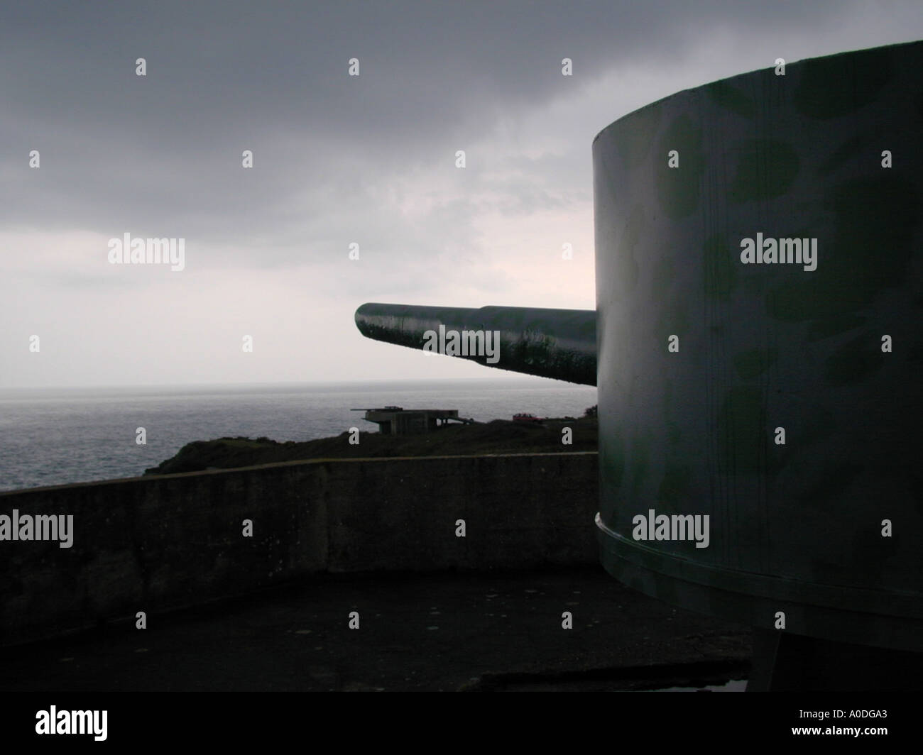 German Gun Emplacement, Jersey, Channel Islands Stock Photo - Alamy