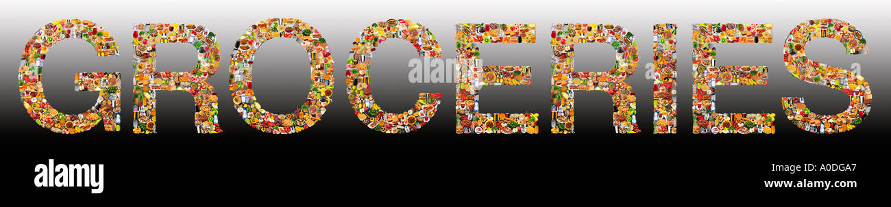 Foodfont hi-res stock photography and images - Alamy