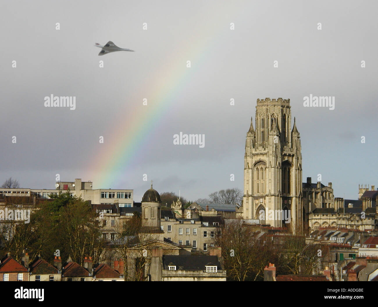 Concorde's Last Flight, Bristol, England Stock Photo - Alamy