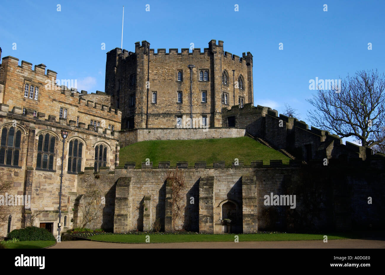 Durham Castle City of Durham England UK Stock Photo - Alamy