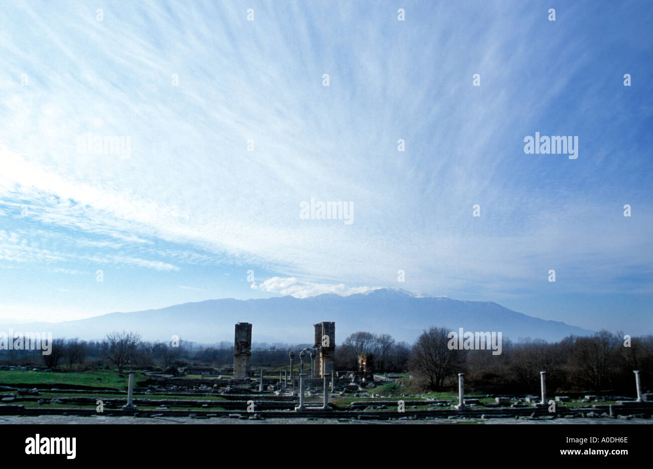Ancient Philippi site Stock Photo - Alamy