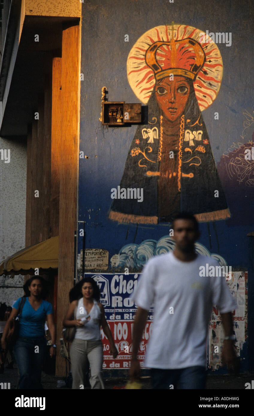 Street Scene Downtown Sao Paulo Brazil Stock Photo - Alamy