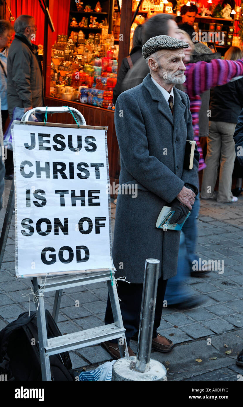 A Portrait Photograph of a Man Standing in Silence with his Religious ...