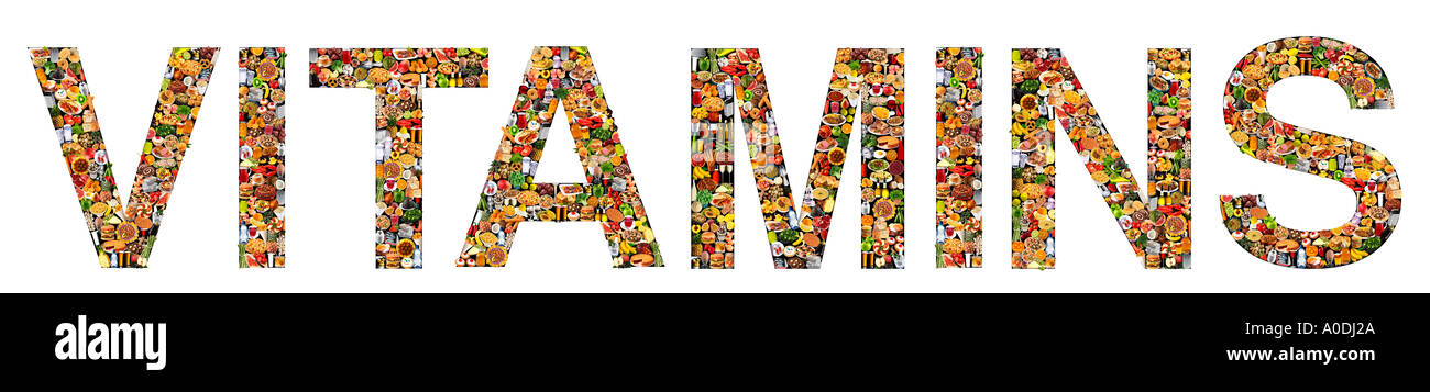 Vitamins alphabet letters hi-res stock photography and images - Alamy