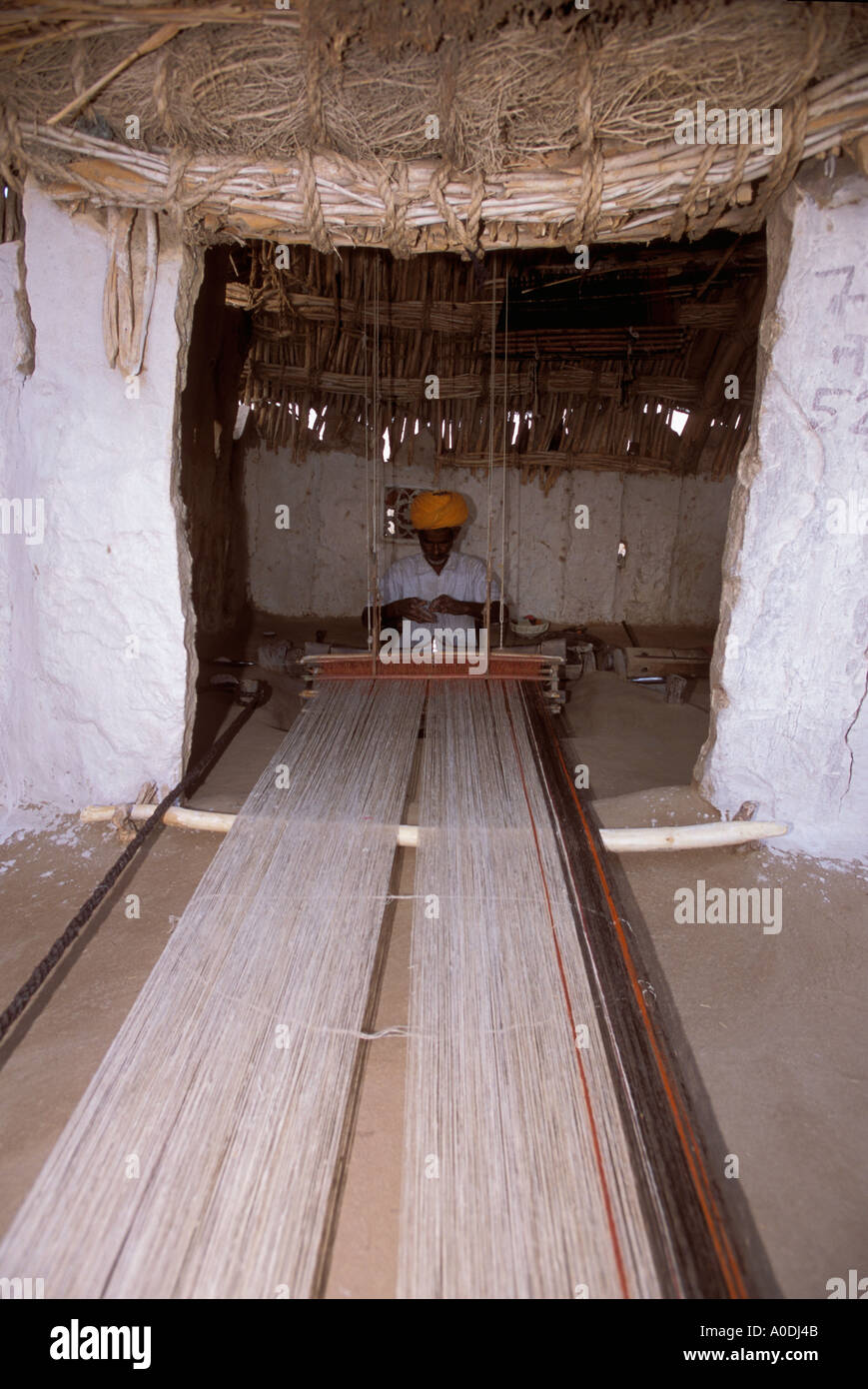 Meghwal people weaving a carpet with camel wool Art and Crafts from the ...