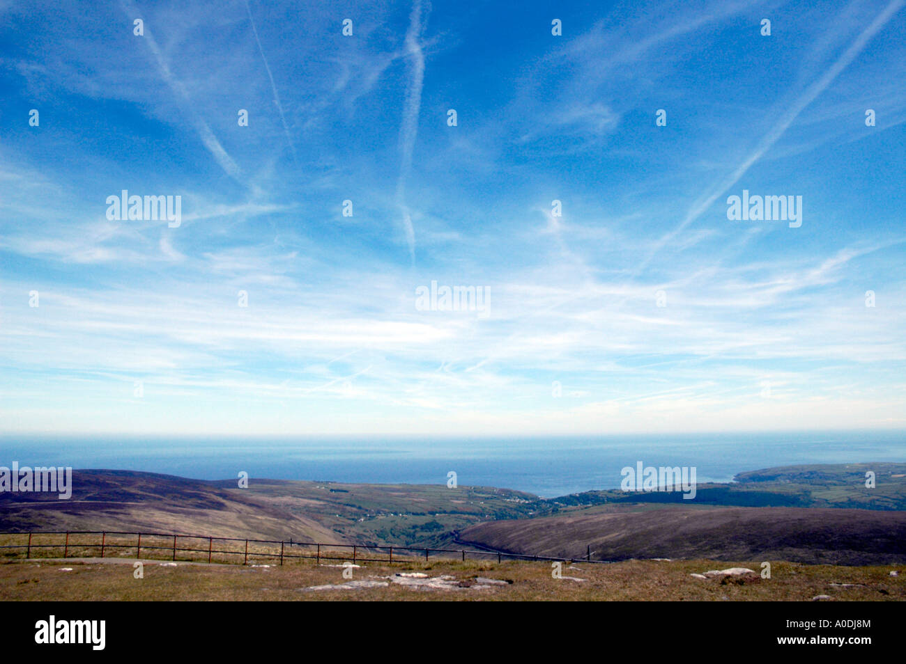 View from top of Snaefell, Isle of Man Stock Photo - Alamy