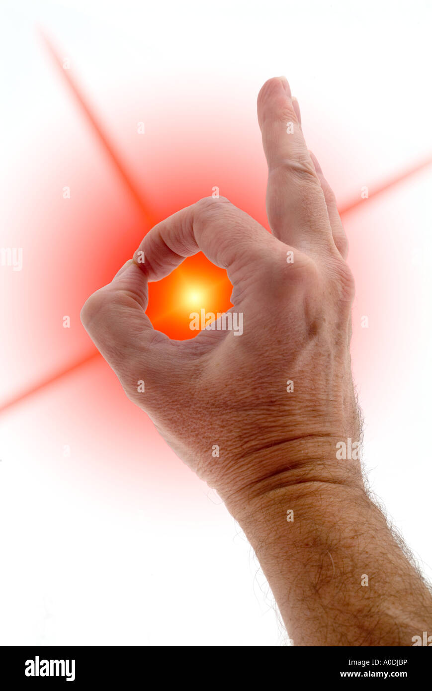 hand gesture ok Stock Photo - Alamy